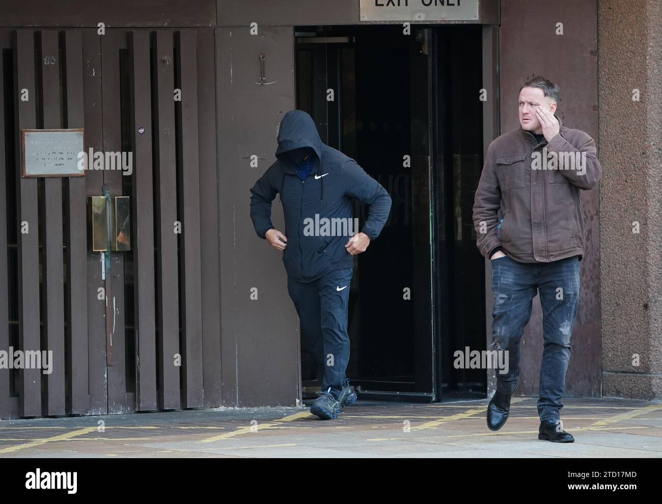 Curtis Warren leaves Liverpool Magistrates' Court, where he is charged ...