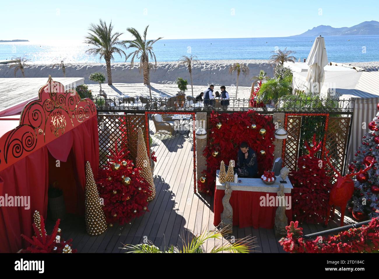 Cannes, France. 15th Dec 2023. Cannes French Riviera, Christmas ...