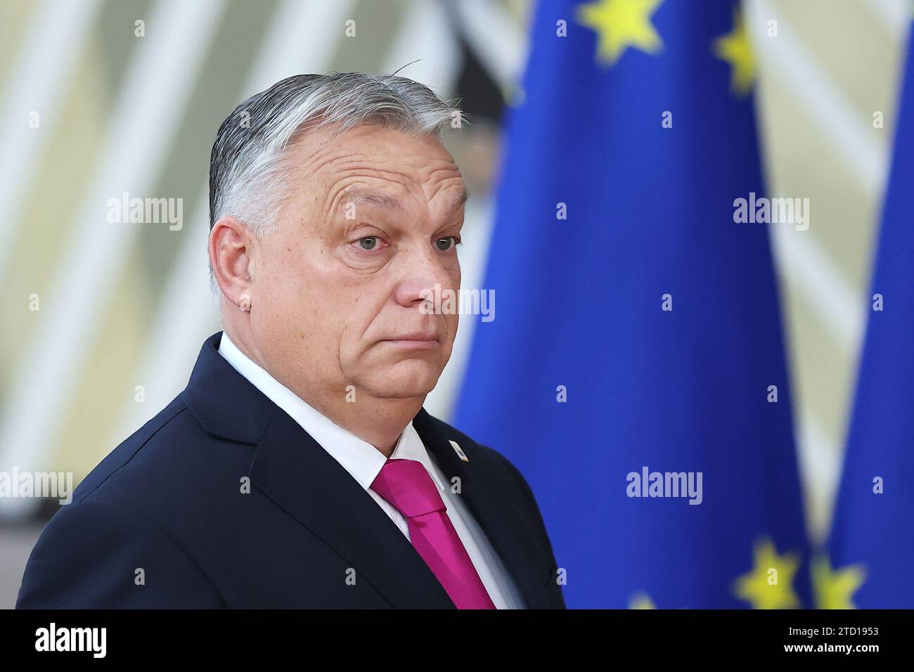 (231215) -- BRUSSELS, Dec. 15, 2023 (Xinhua) -- Hungary's Prime ...