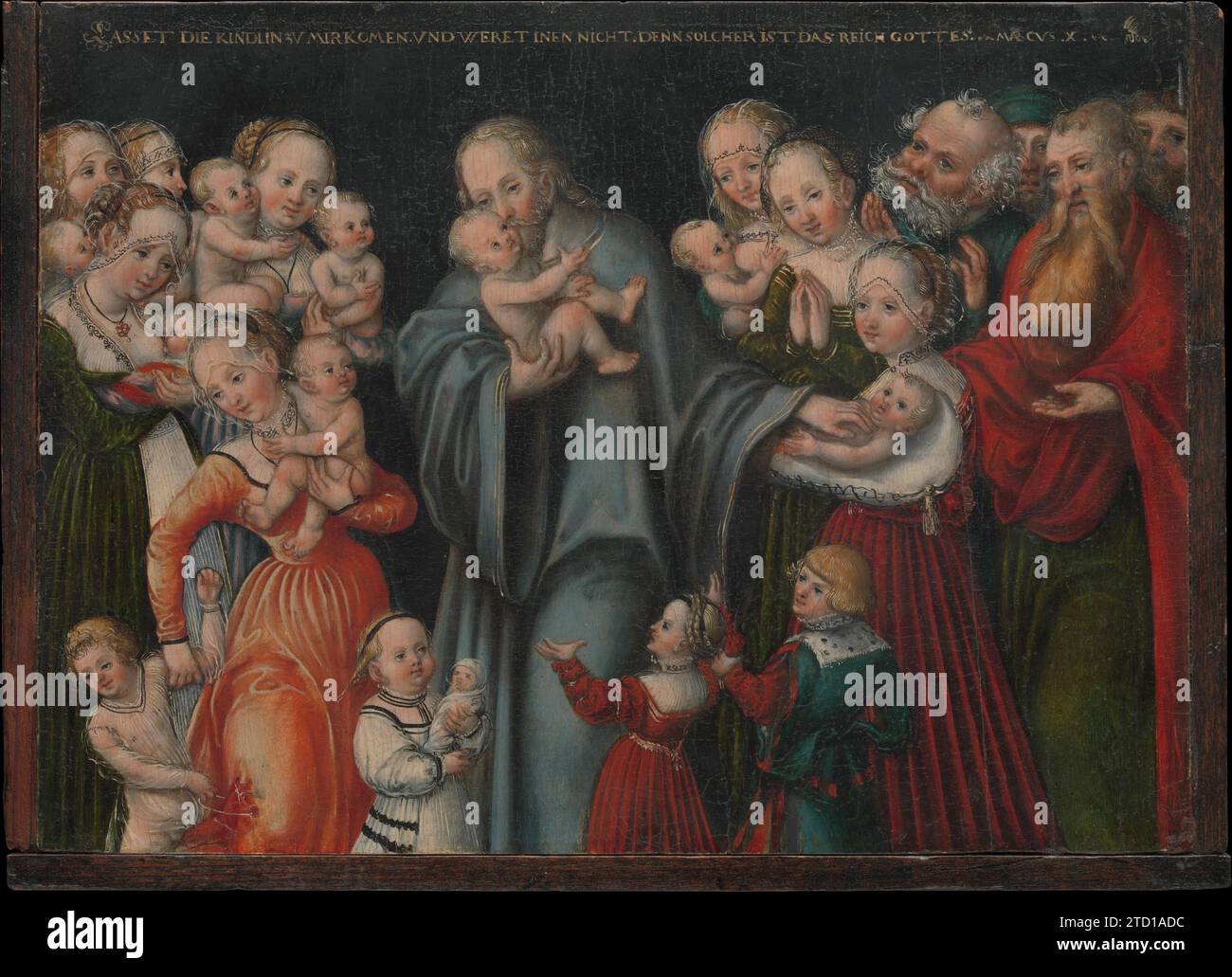 Christ Blessing the Children 1982 by Lucas Cranach the Younger and ...