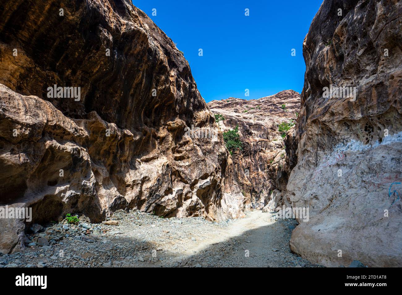 Landscape of the Wadi Lajab gorge in Saudi Arabia Stock Photo - Alamy