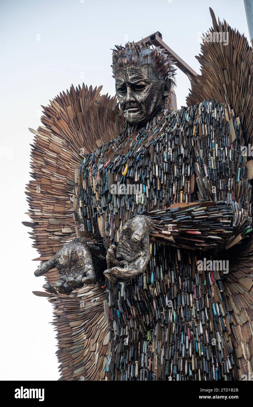 The Knife Angel sculpture, Walsall, UK Stock Photo - Alamy