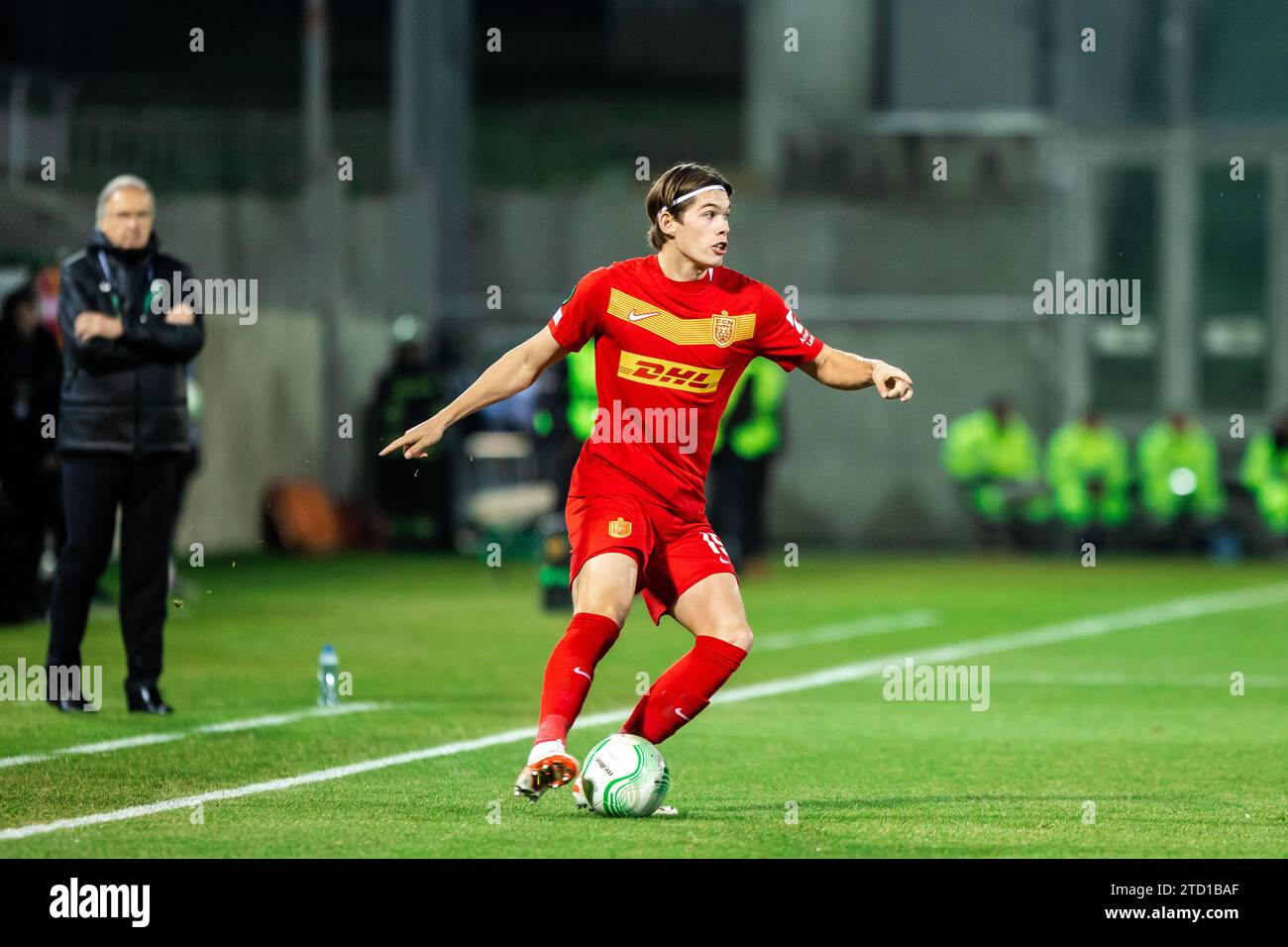 Razgrad, Bulgaria. 14th, December 2023. Lucas Hey (19) of FC ...