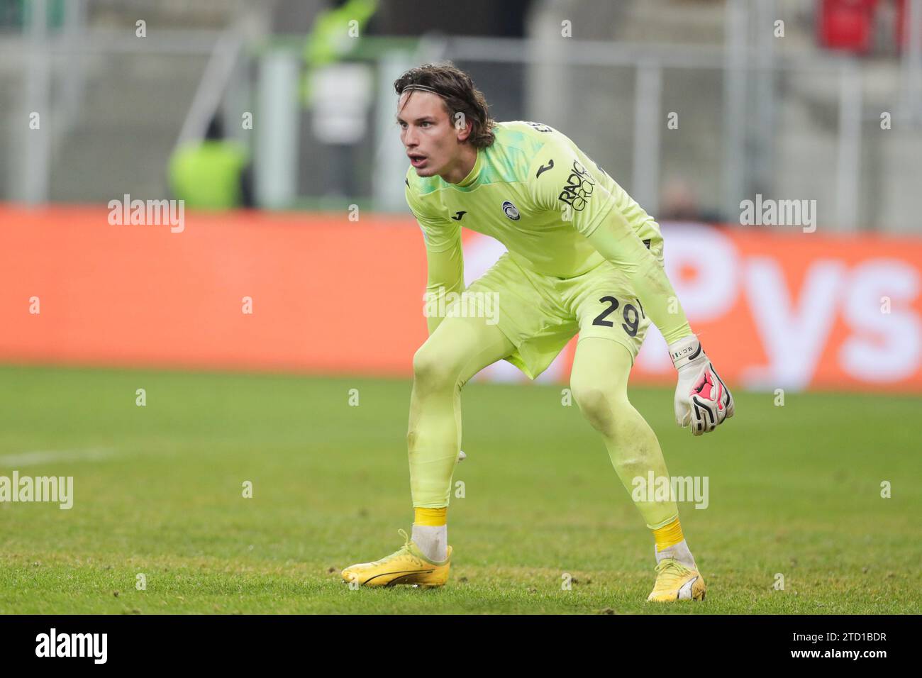 Marco Carnesecchi of Atalanta seen in action during the UEFA Europa ...