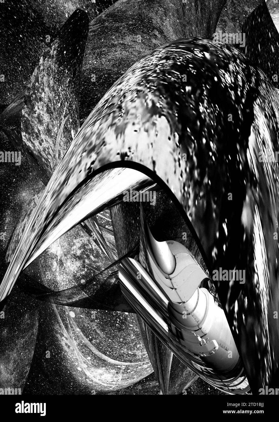 Cosmic microwave background radiation Black and White Stock Photos ...