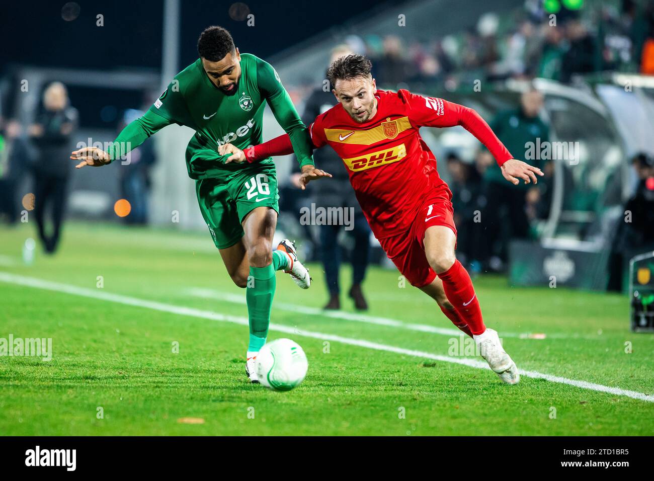 Razgrad, Bulgaria. 14th, December 2023. Marcus Ingvartsen (7) of FC ...