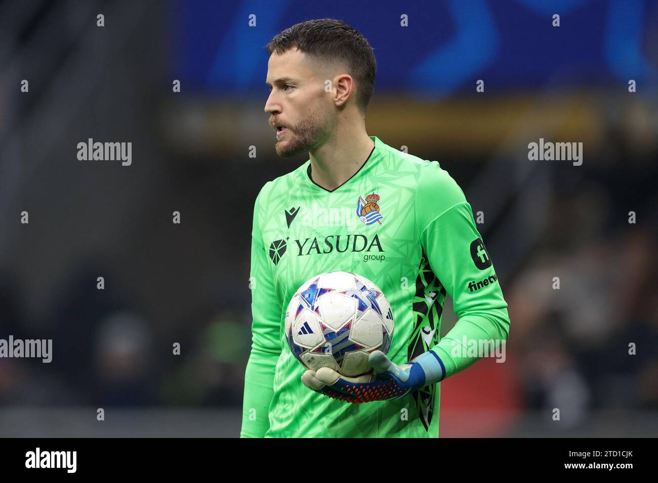 Real sociedad champions league remiro hi-res stock photography and ...