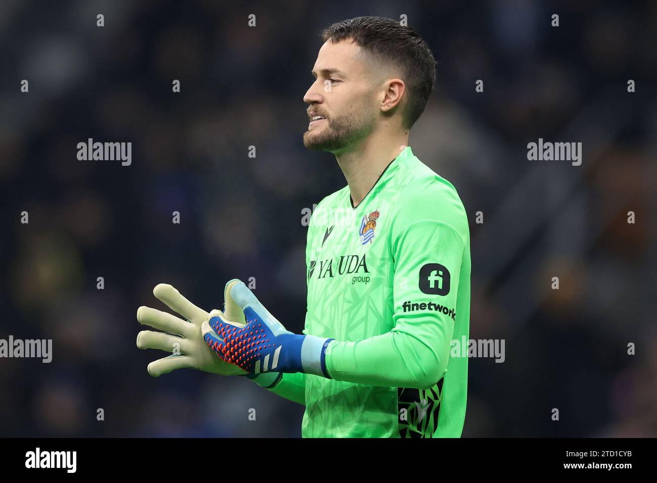 Real sociedad champions league remiro hi-res stock photography and ...