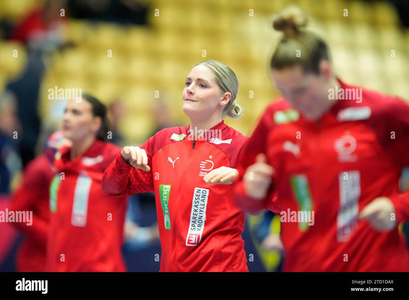 Denmark's Sarah Iversen during warm up before the IHF World Women's ...