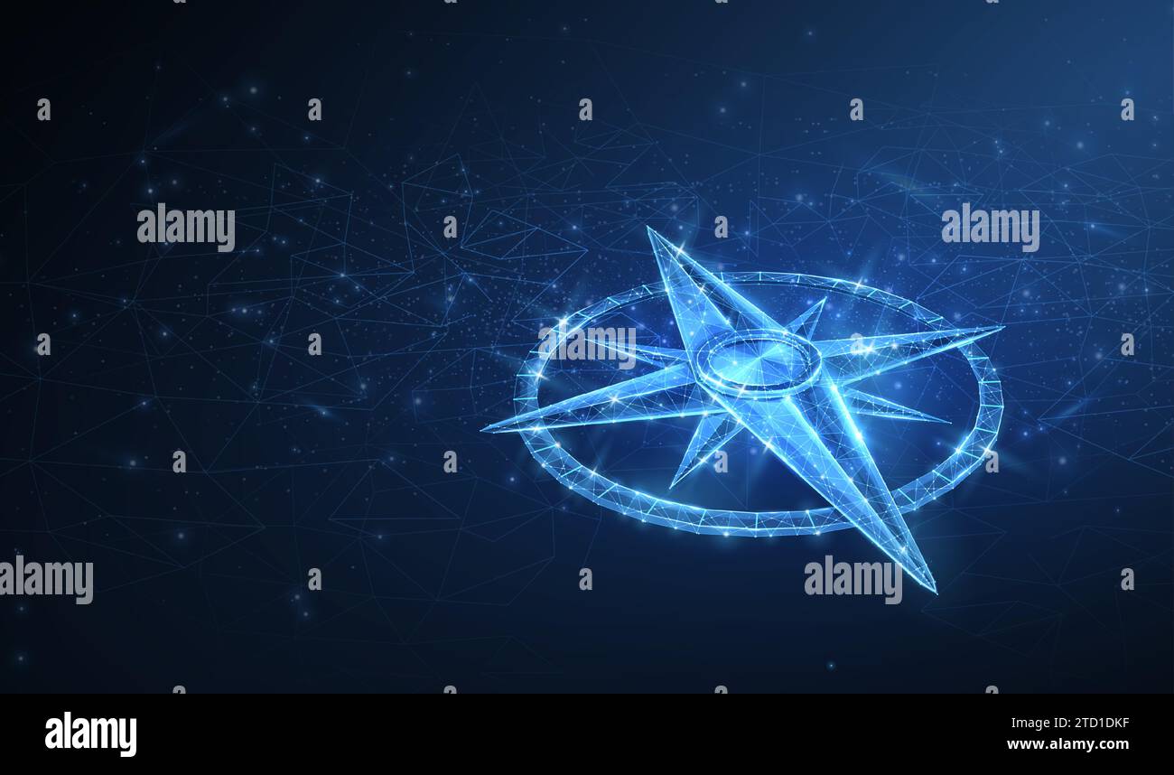 Digital compass. Business strategic explorer Stock Vector Image & Art ...