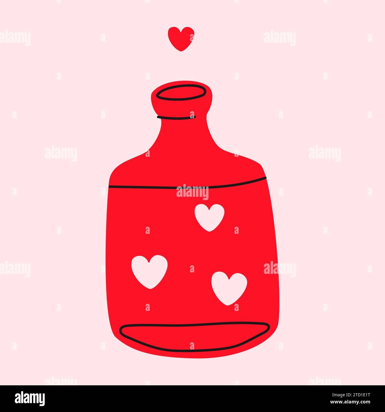 Romantic love potion concept Stock Vector Images - Alamy