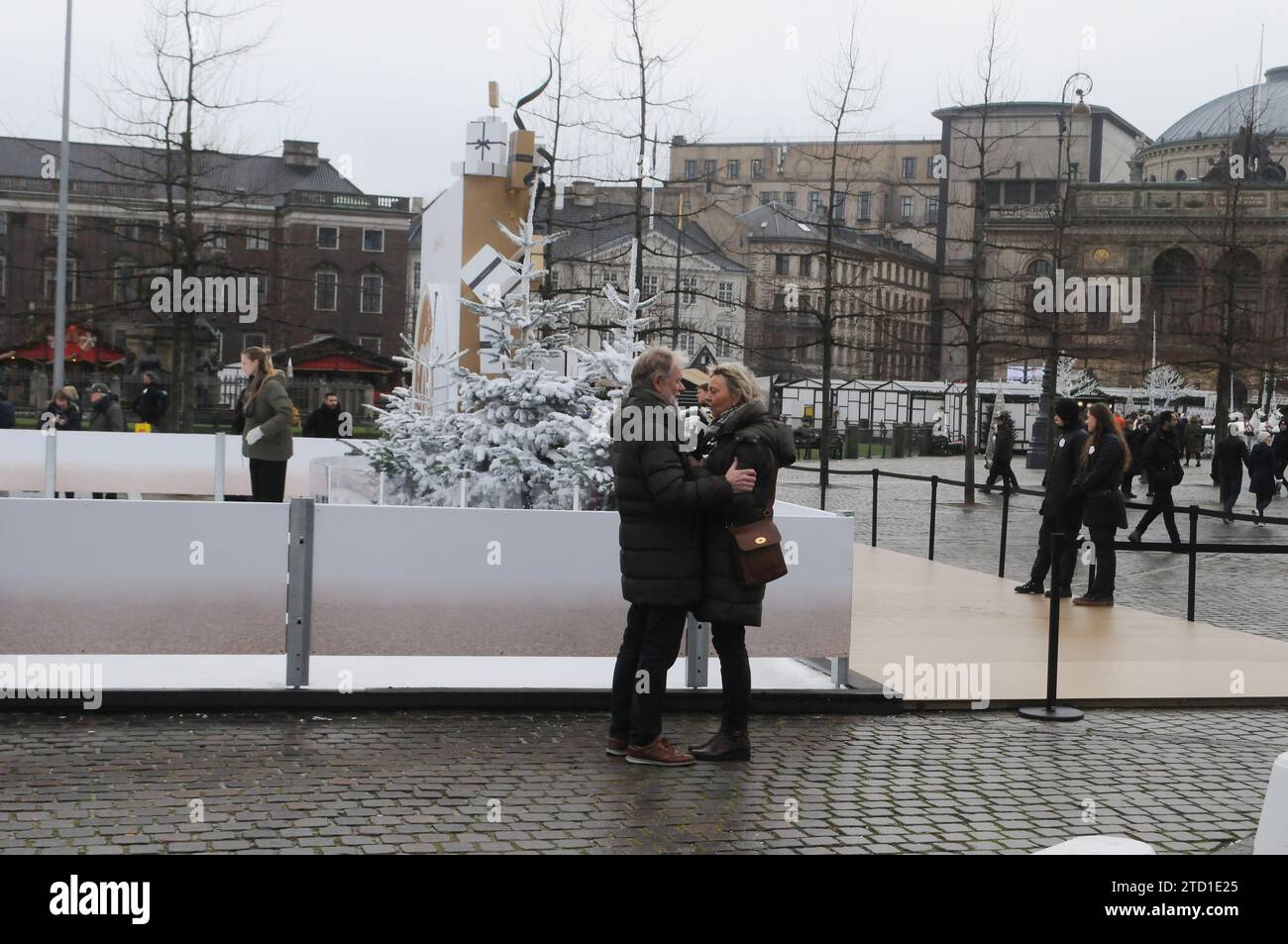 Copenhagen, Denmark /15 December 2023/. People enjoy chanel stoe and ...