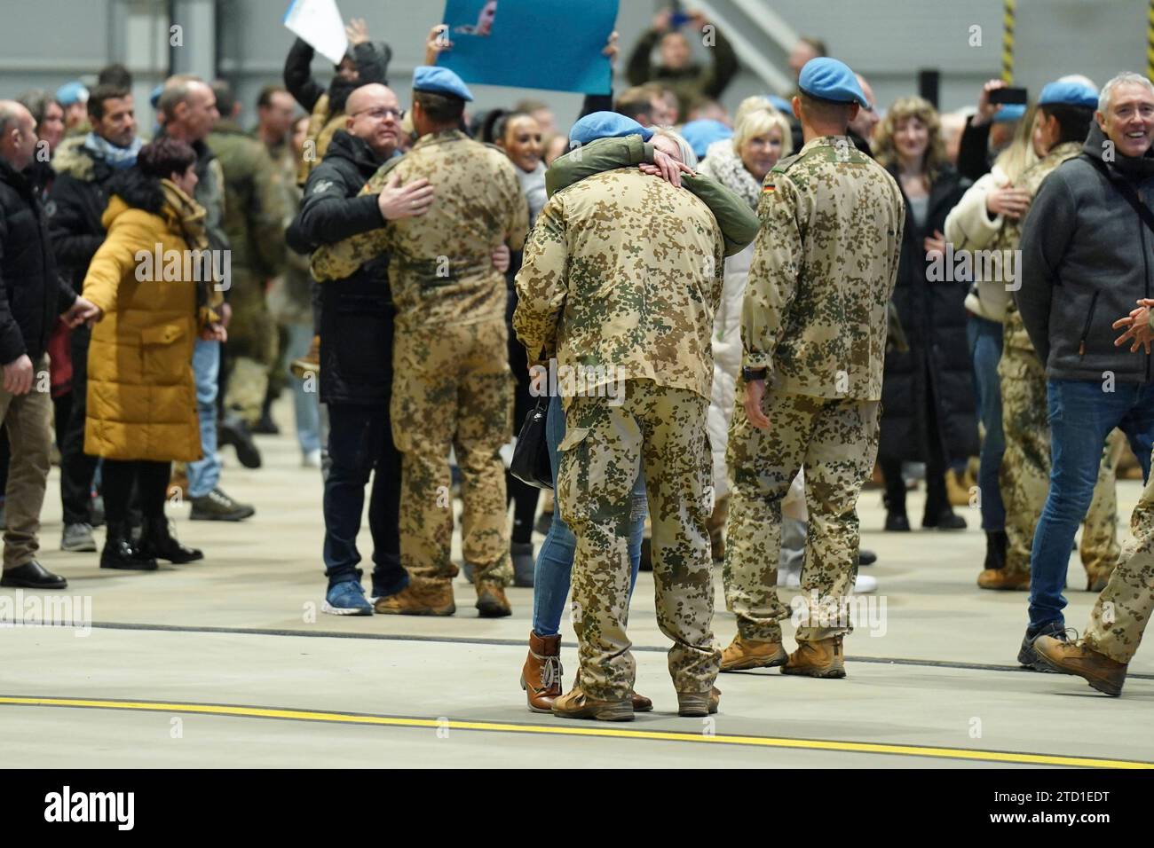 Ankunft und Rueckkehr der Bundeswehr Soldatinnen und Soldaten aus Mali ...
