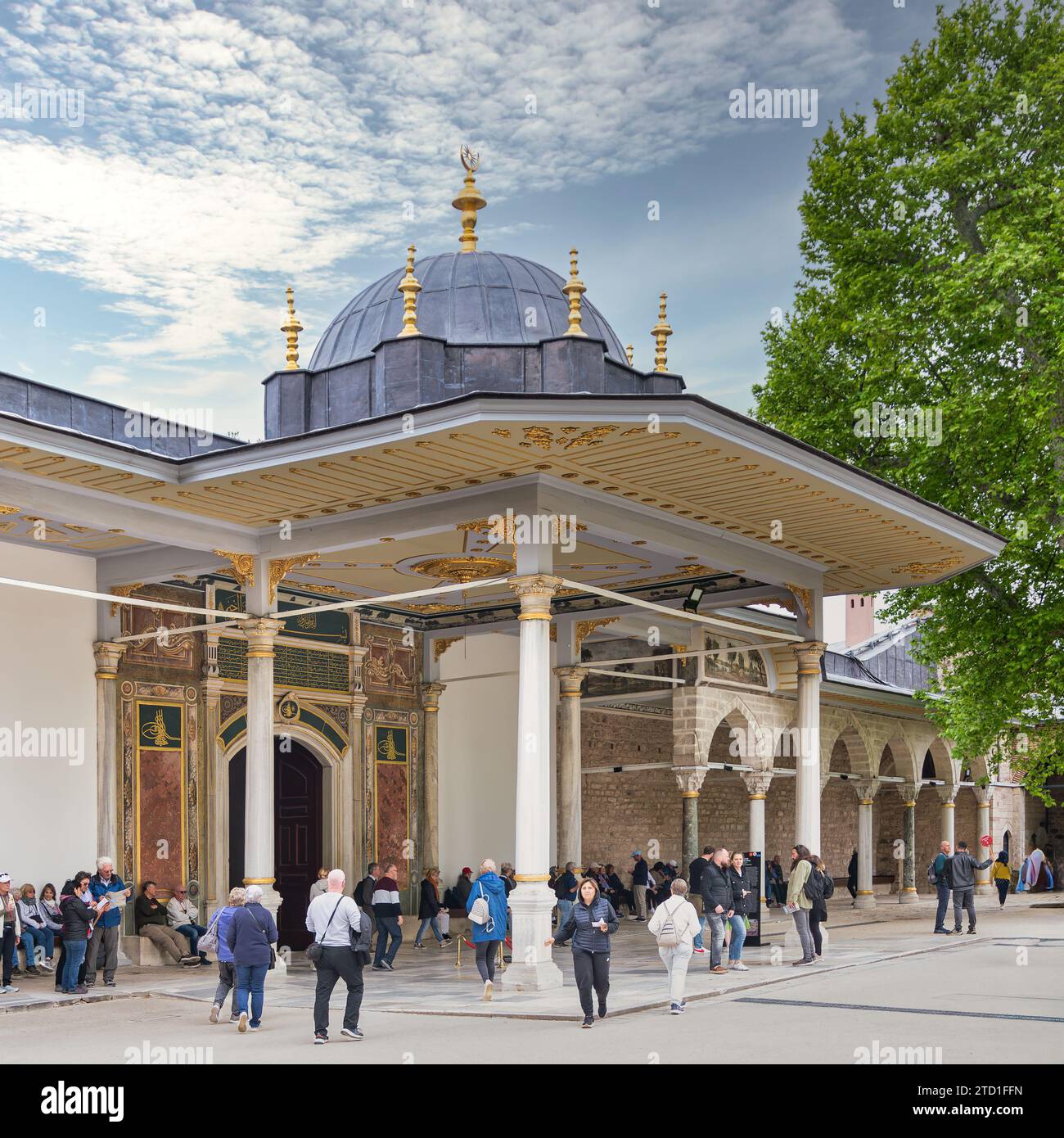 Istanbul, Turkey - May 11, 2023: 16th century Ottoman style Gate of ...