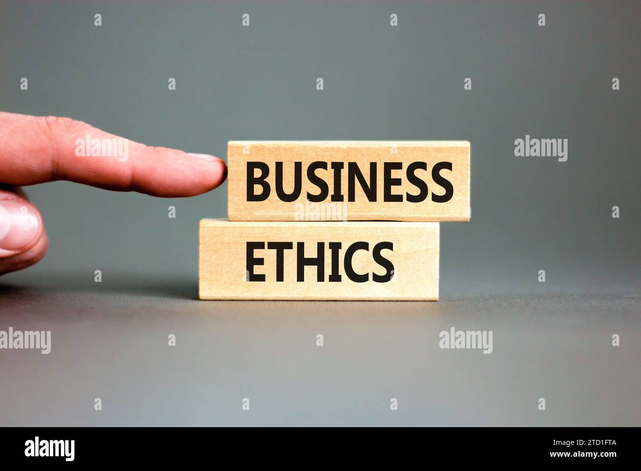 Business ethics symbol. Concept words Business ethics on beautiful ...