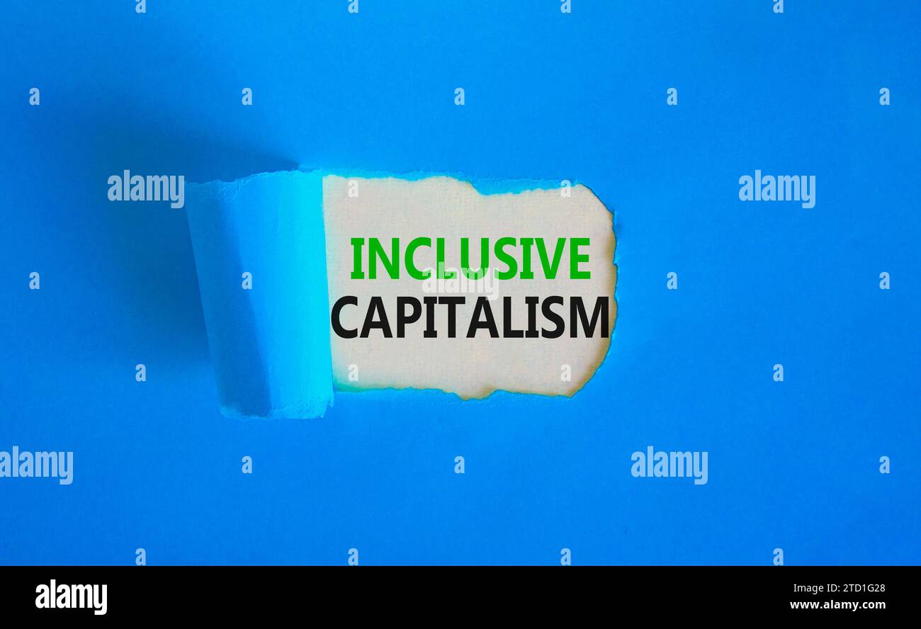 Inclusive capitalism symbol. Concept words Inclusive capitalism on ...