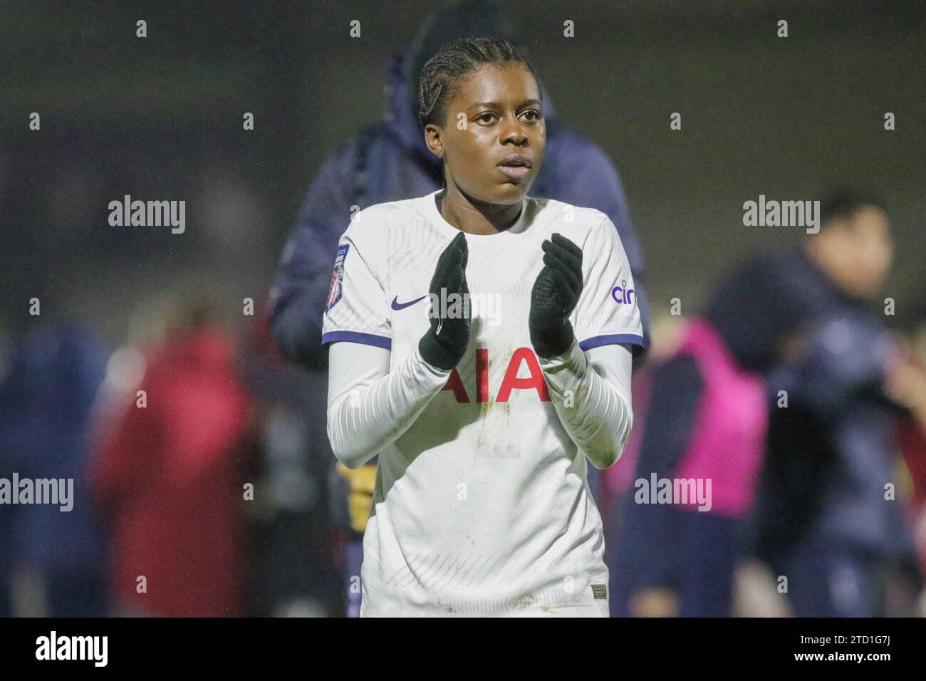 London, UK. 13 December 2023. Jessica Naz during the Conti Cup fixture ...