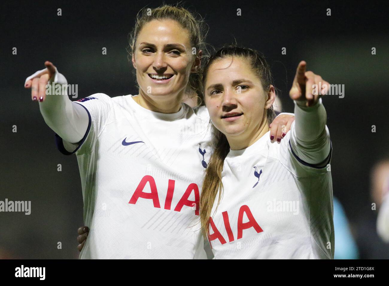 London, UK. 13 December 2023. Shelina Zadorsky and Kit Graham during ...