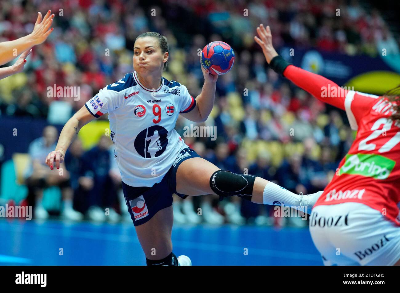 Norway's Nora Mork (9) in action in the IHF World Women's Handball ...