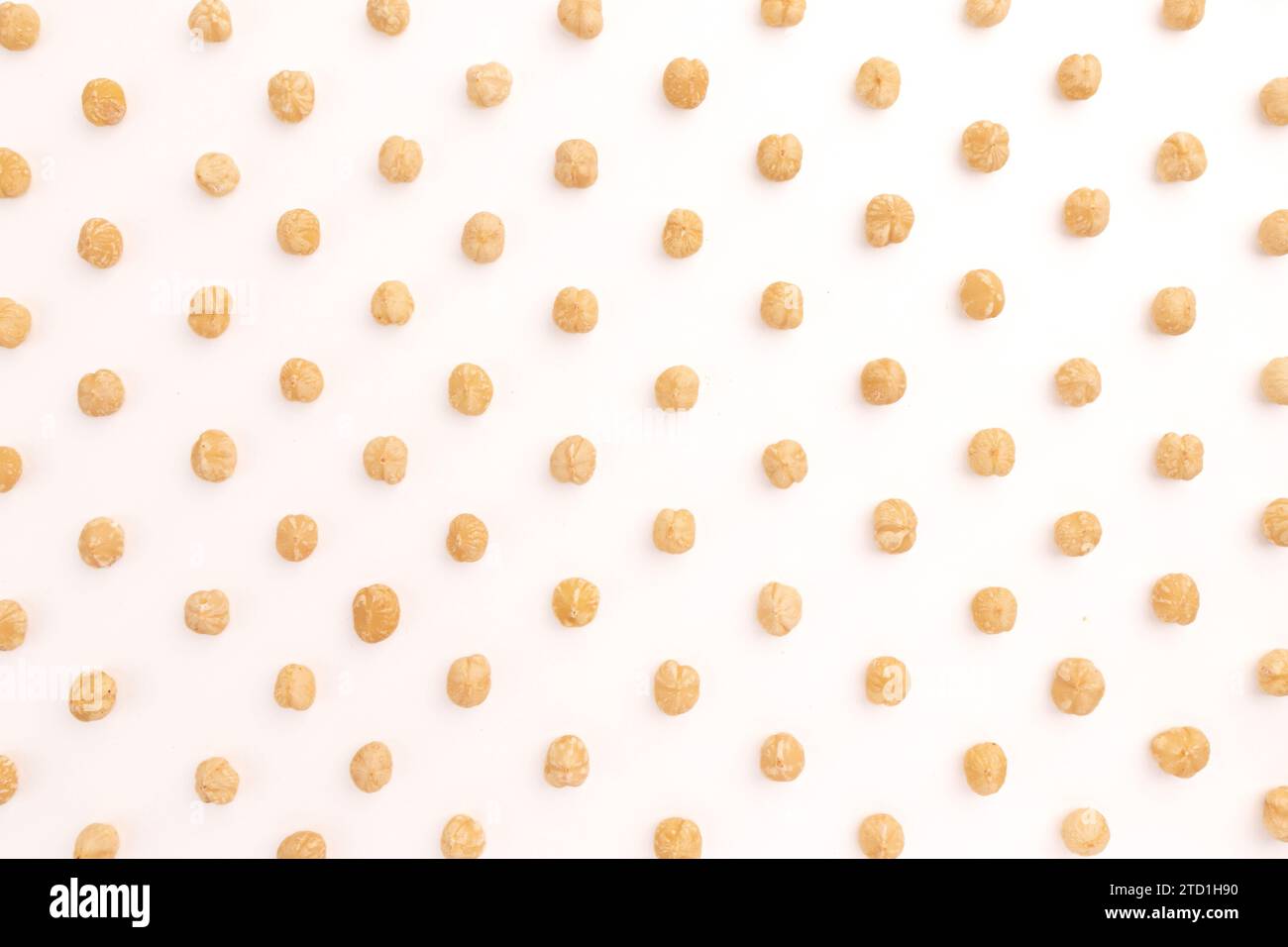 creative food layout, hazelnuts on white background, top view, concept ...