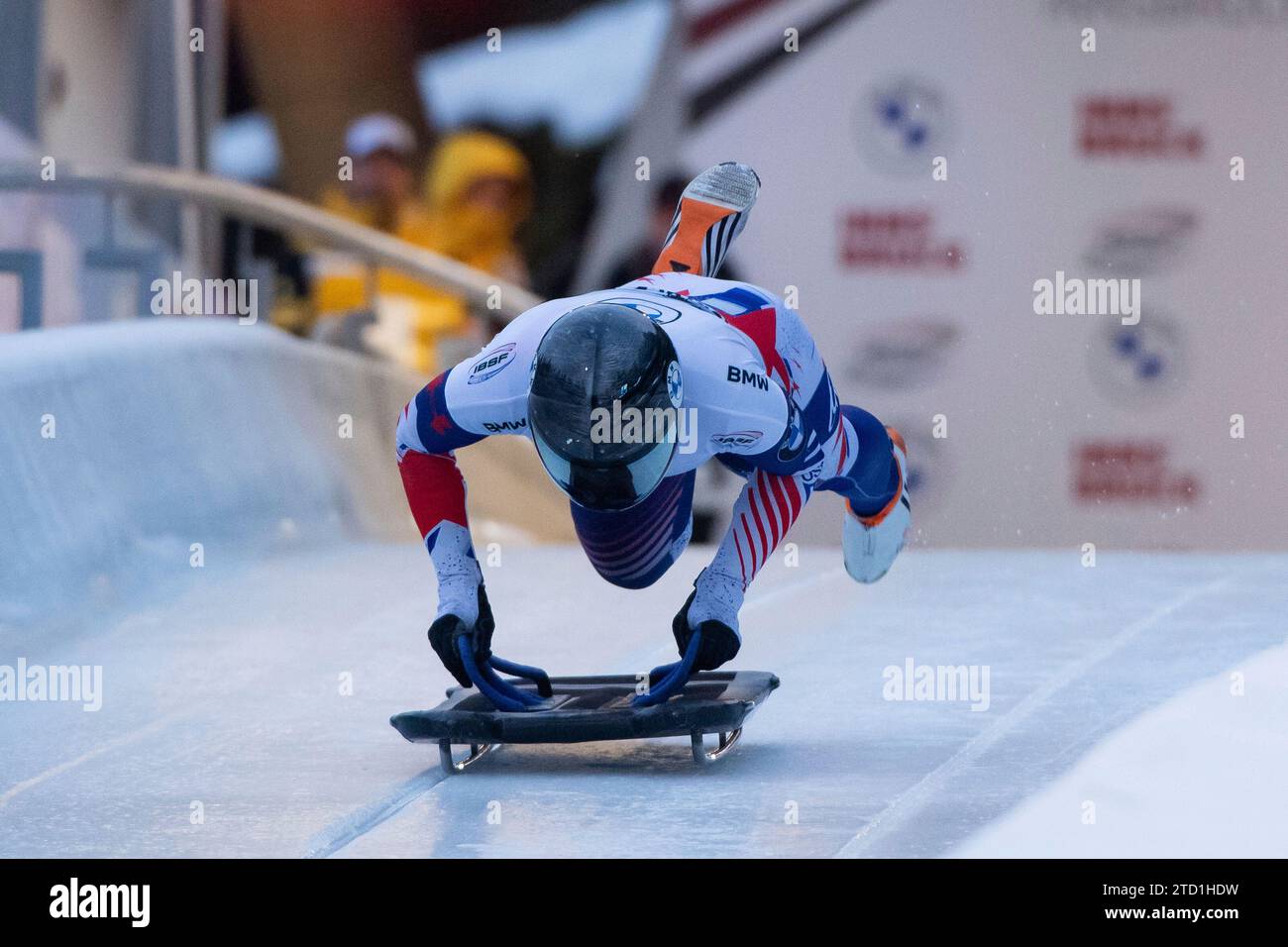Mystique Ro (USA) am Start, AUT, IBSF BMW Skeleton Weltcup Innsbruck ...