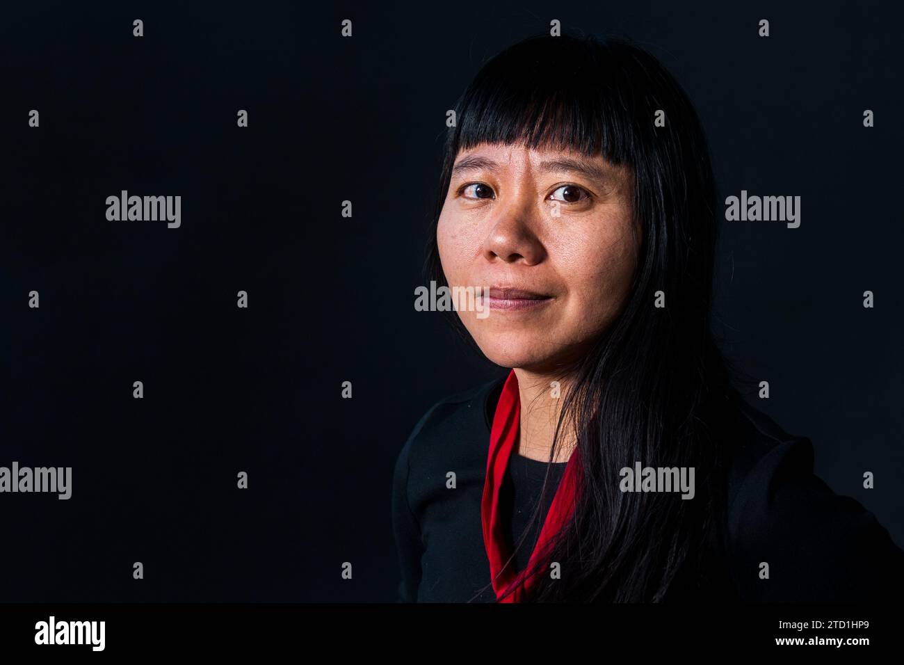 Chinese-British novelist and film-maker Xiaolu Guo attends a photocall ...