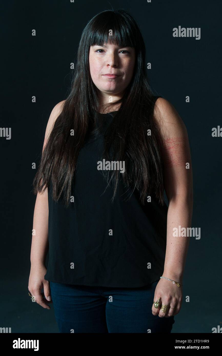 Innu poet Natasha Kanape Fontaine attends a photocall during the ...