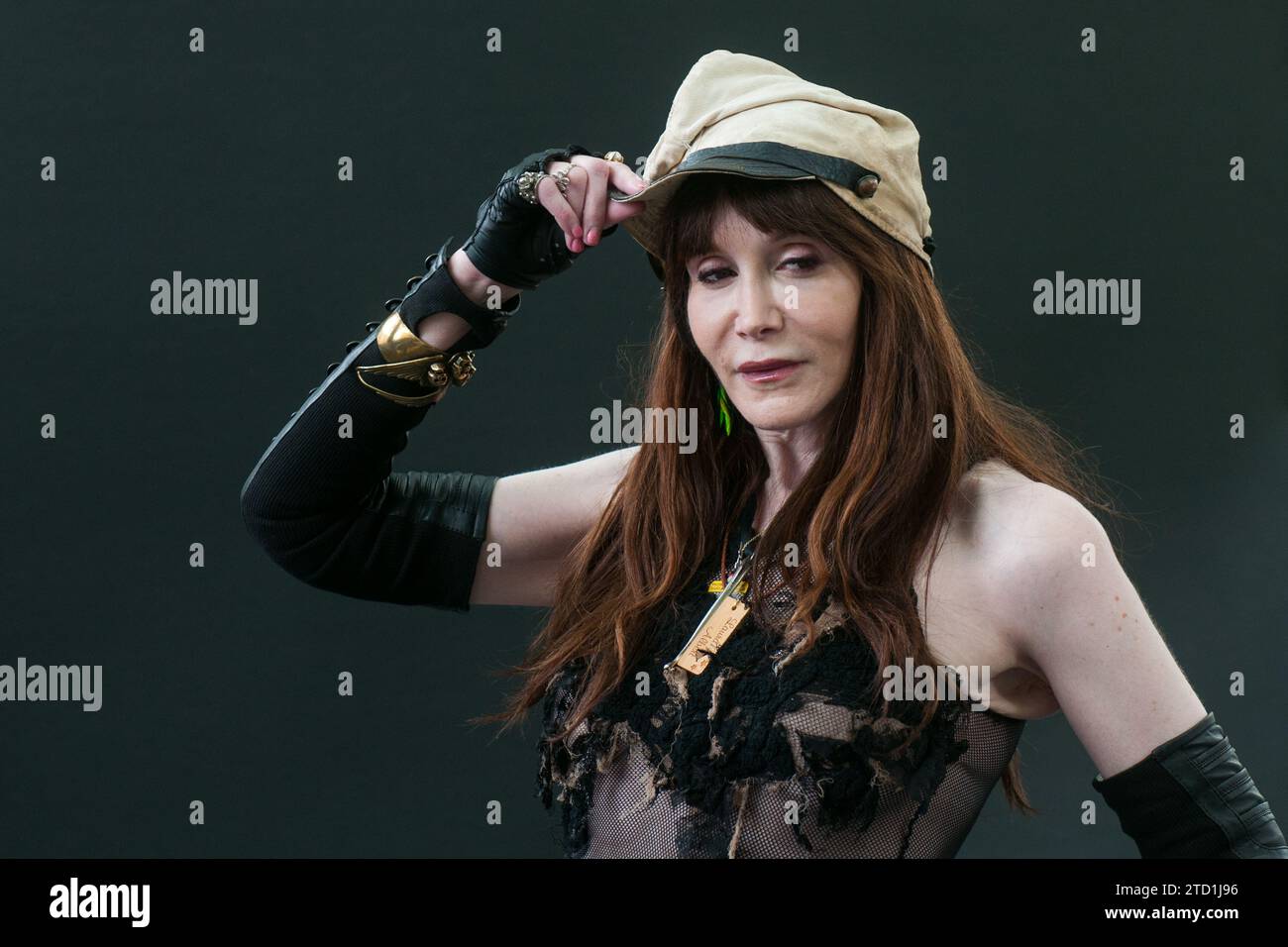 American author Laura Albert attends a photocall during the Edinburgh ...