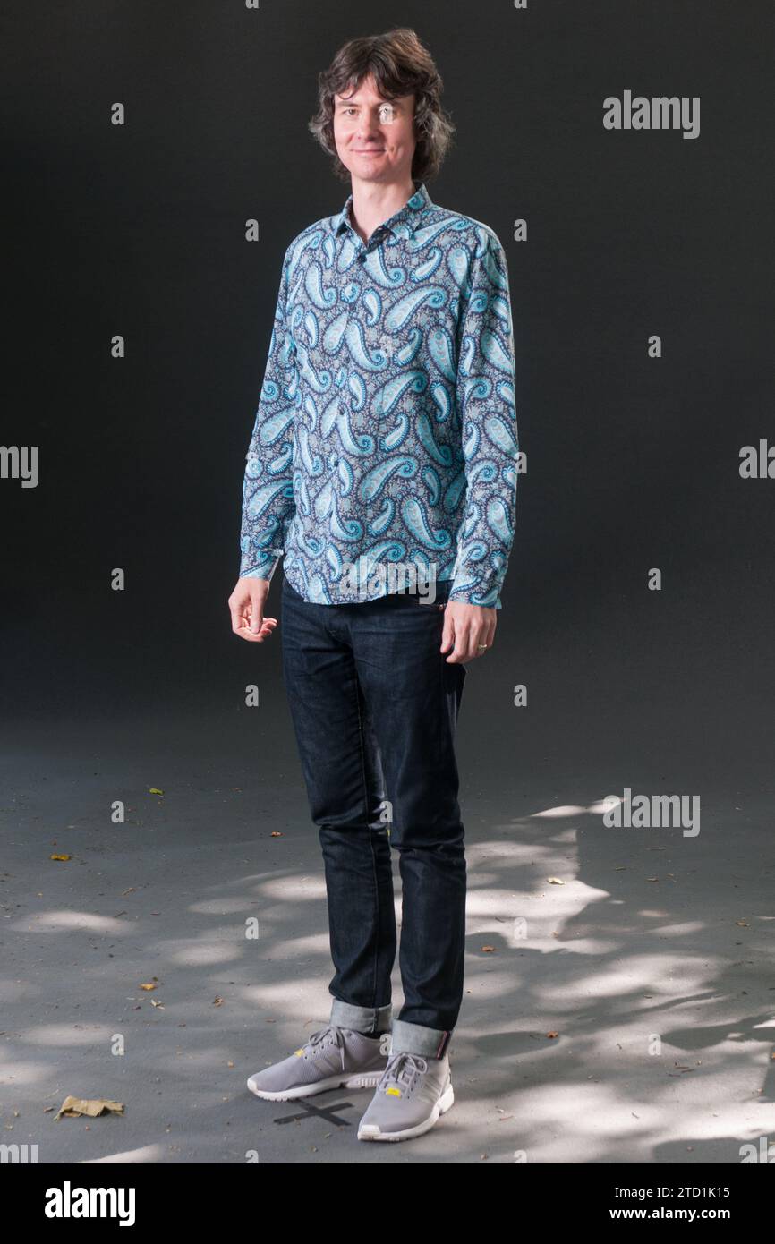 Finnish writer Antti Tuomainen attends a photocall during the Edinburgh ...