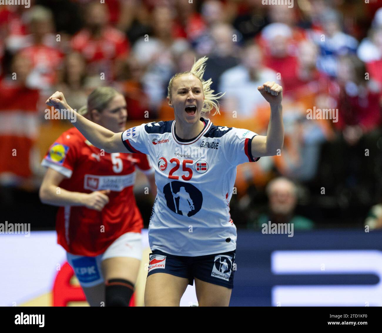Herning, Denmark, December 15th 2023: Henny Ella Reistad (25 Norway ...