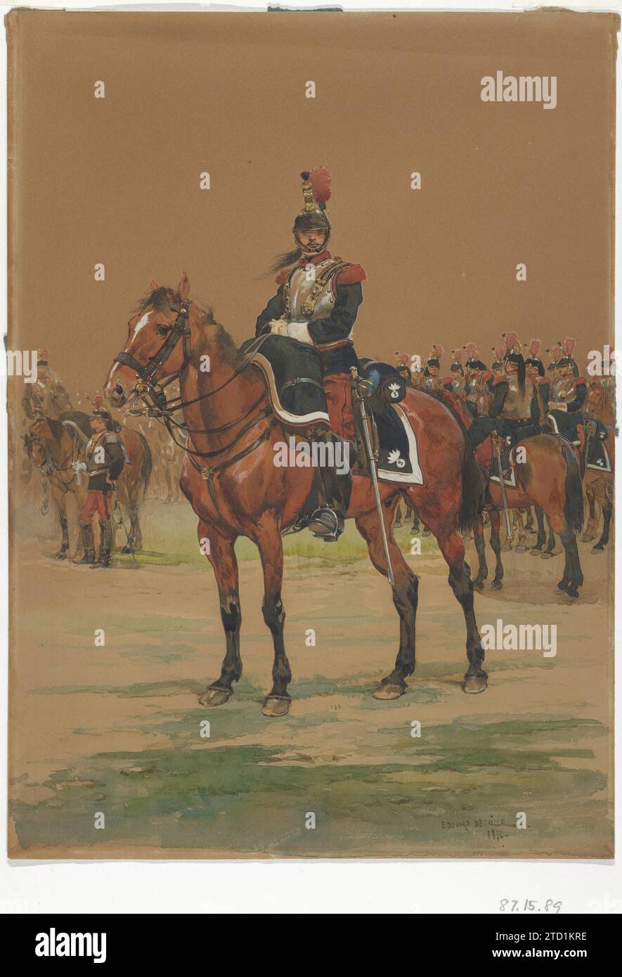 Detaille cuirassier hi-res stock photography and images - Alamy
