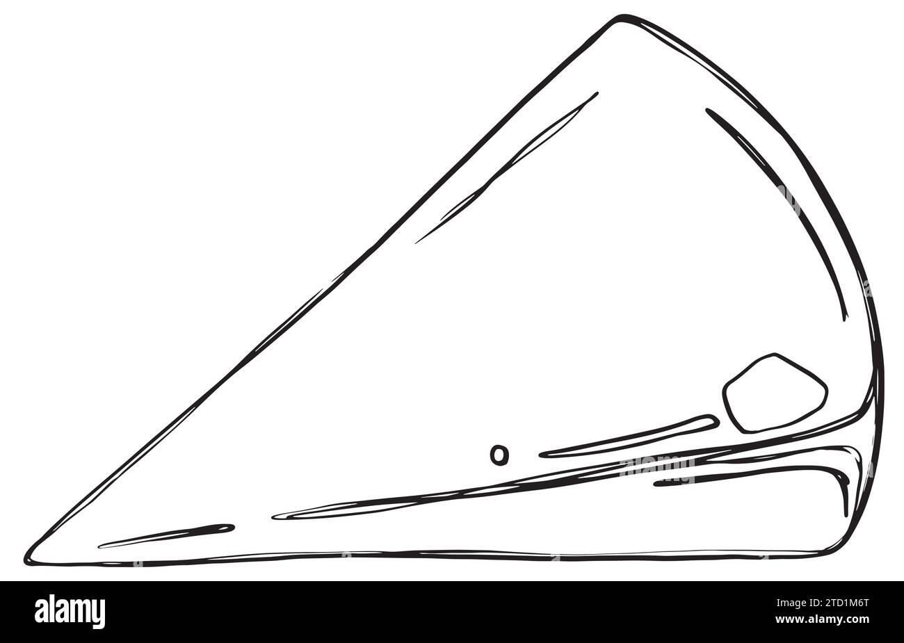 birthday cone cap hand drawn vector illustration. Isolated engraved ...