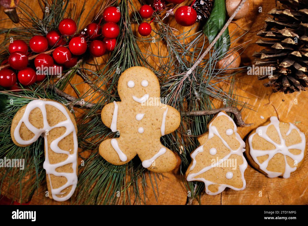 December 14, 2023, Tlaxcala, Mexico: Gingerbread cookies baked and ...