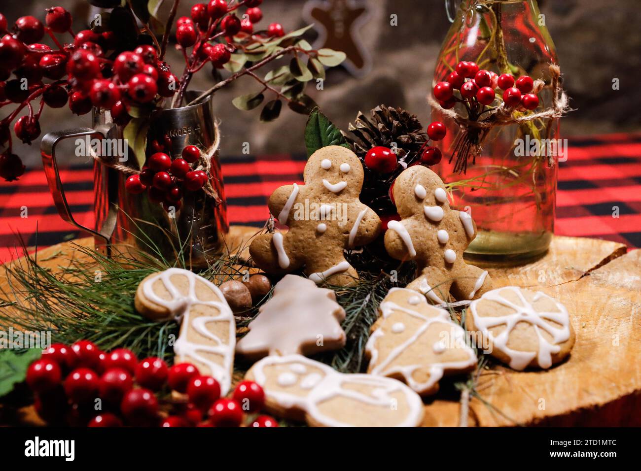 December 14, 2023, Tlaxcala, Mexico: Gingerbread cookies baked and ...