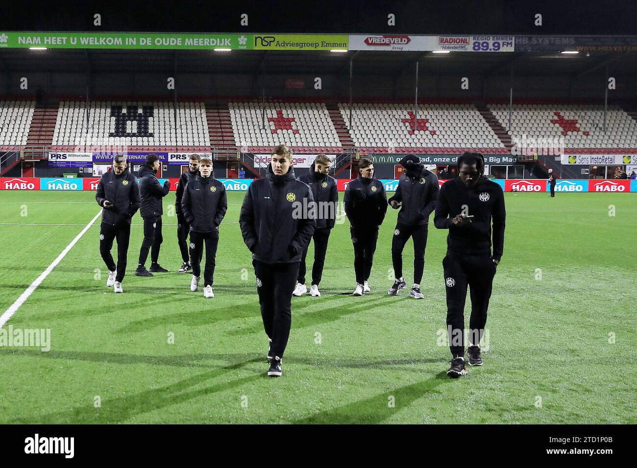 EMMEN, Netherlands, 15-12-2023, football, Dutch Keuken Kampioen Divisie,Emmen - Roda JC, Stadion ...
