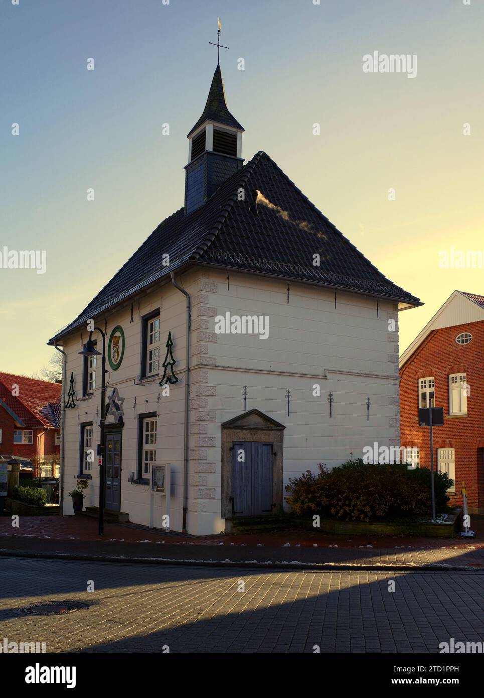 Uelsen, Germany - November 29 2023 This building dates back to 1649. It ...