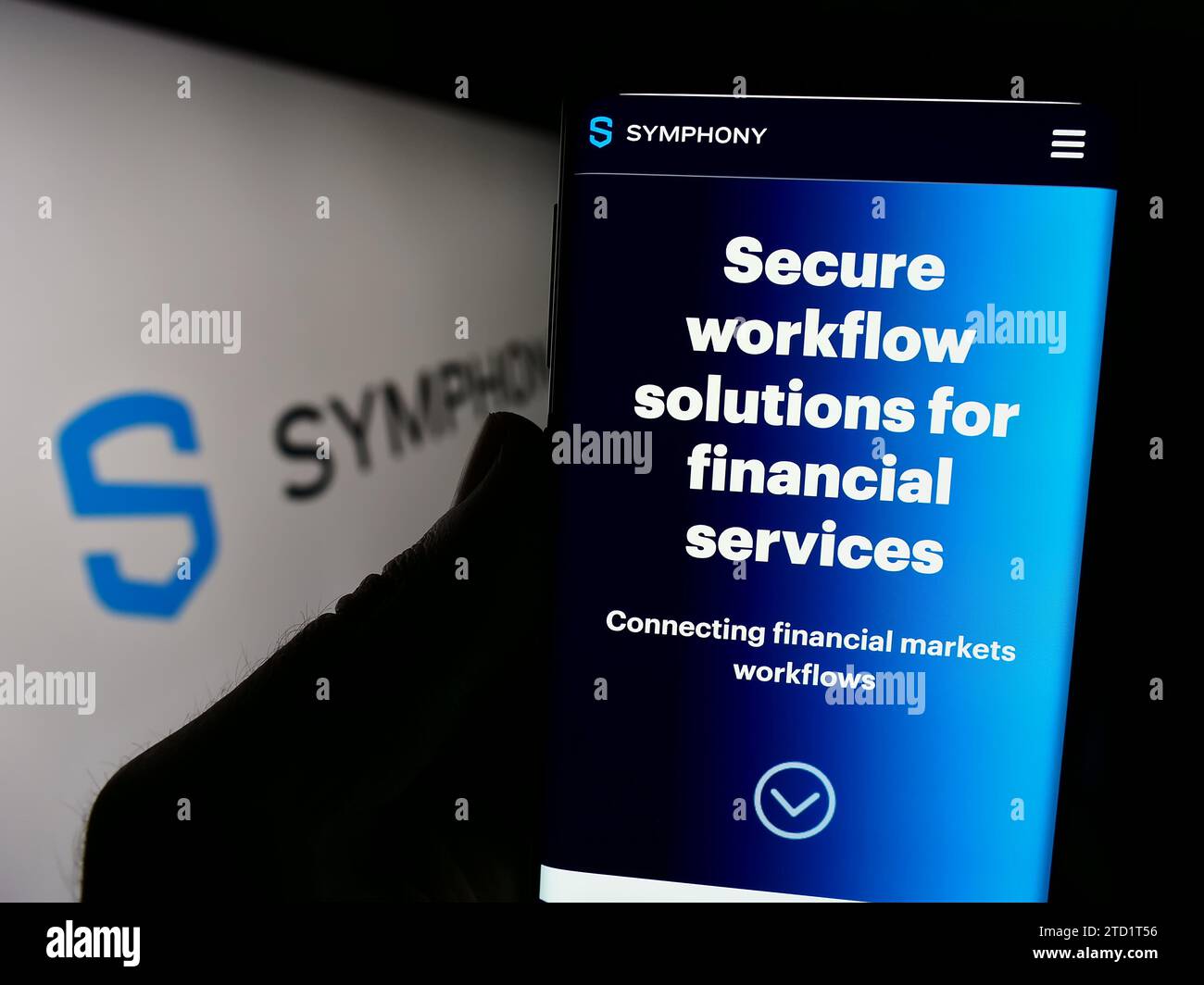 Symphony communication logo hi-res stock photography and images - Alamy