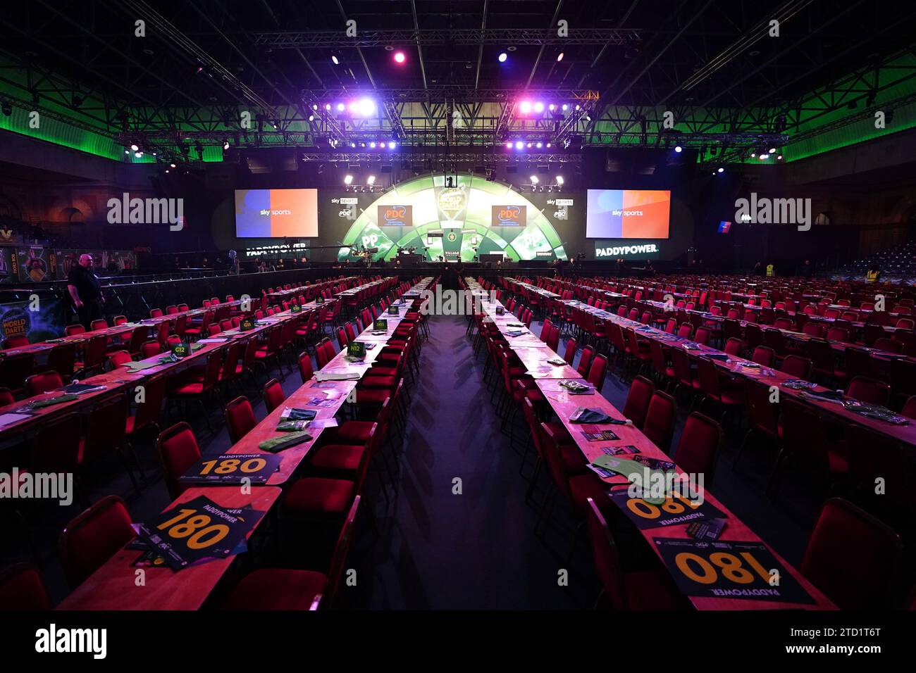 A general view of the main hall on day one of the Paddy Power World ...