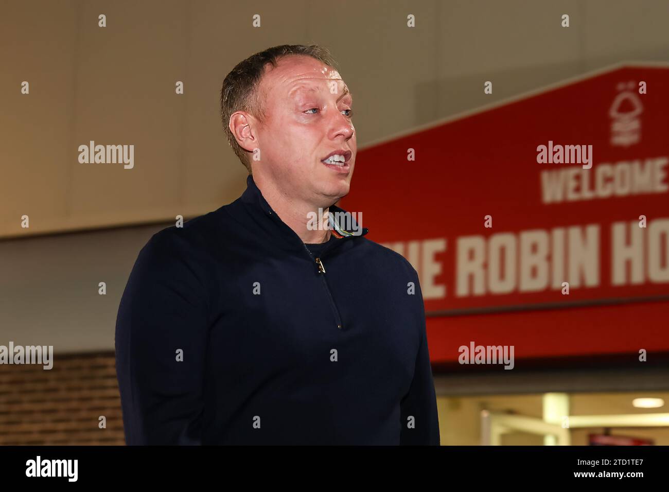 Steve Cooper manager of Nottingham Forest arrives during the Premier ...