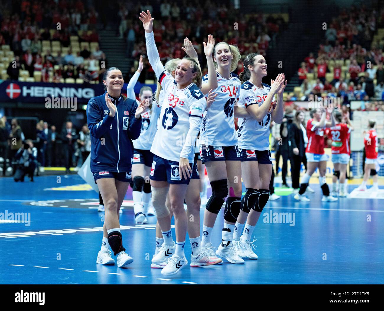 Norway celebrates after winning the IHF World Womens Handball ...