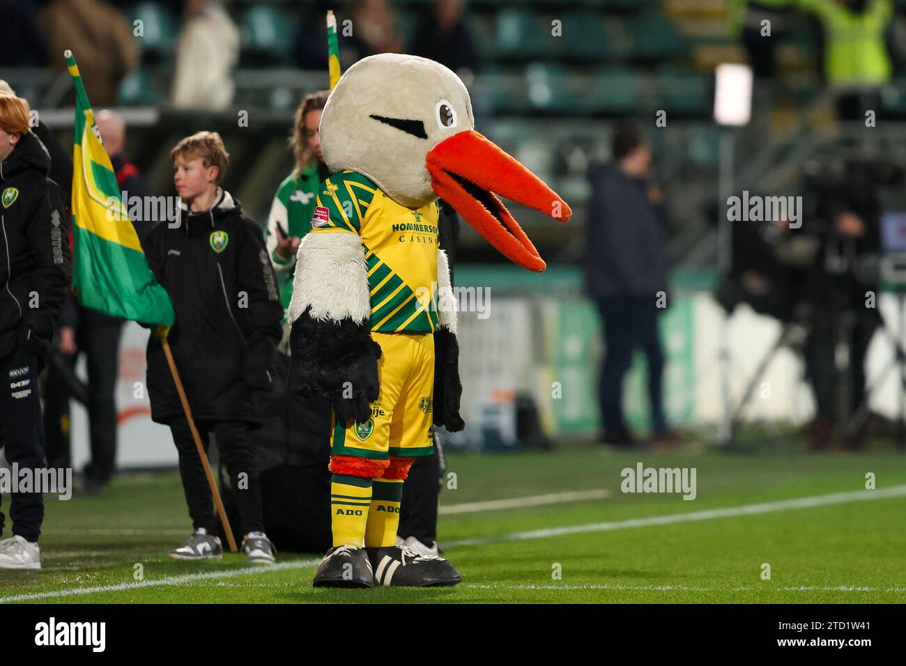 DEN HAAG, NETHERLANDS - DECEMBER 15: Mascotte of ADO Den Haag during ...