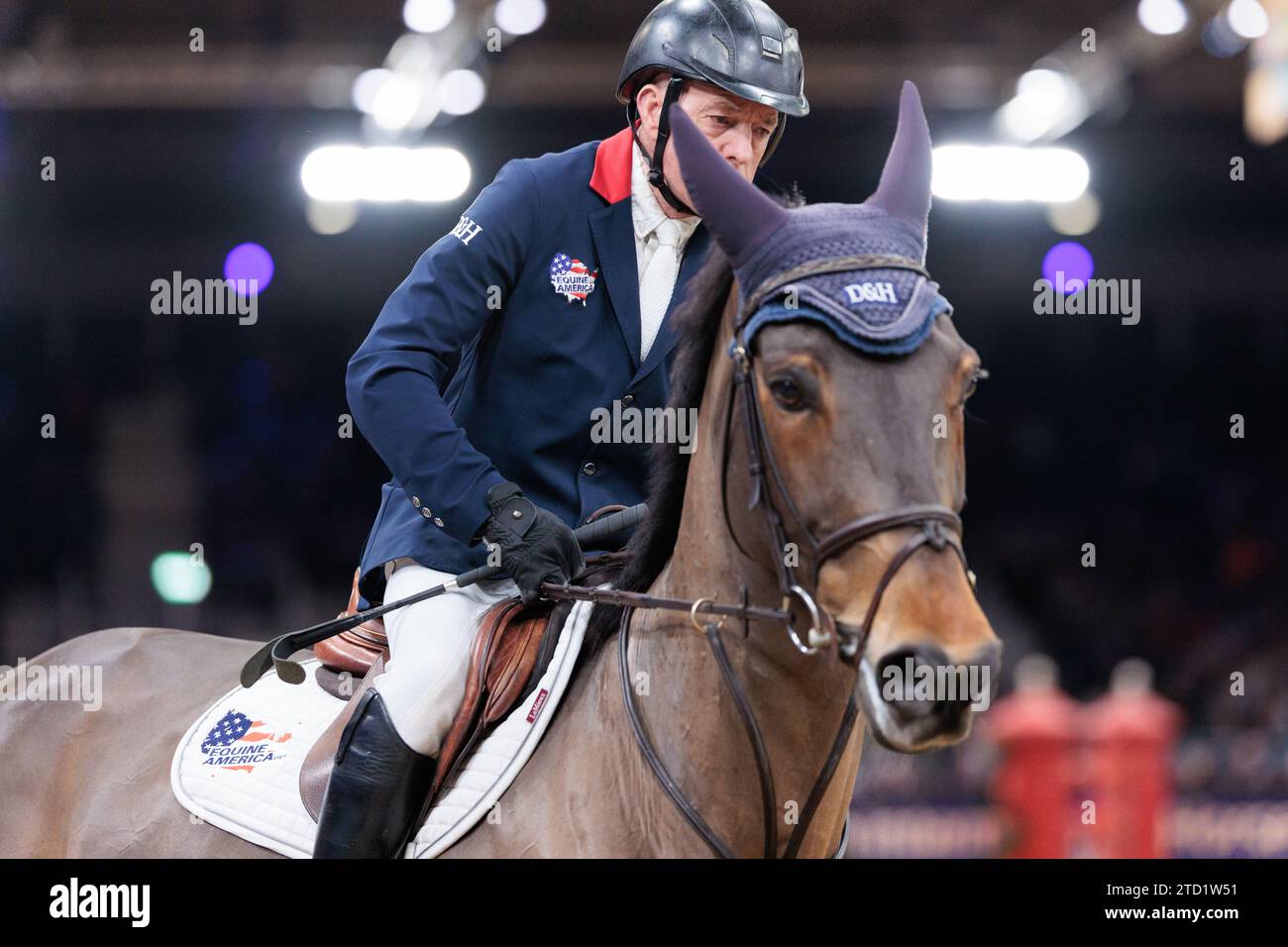 London, UK. 15th Dec 2023. John Whitaker of Great Britain with Equine ...