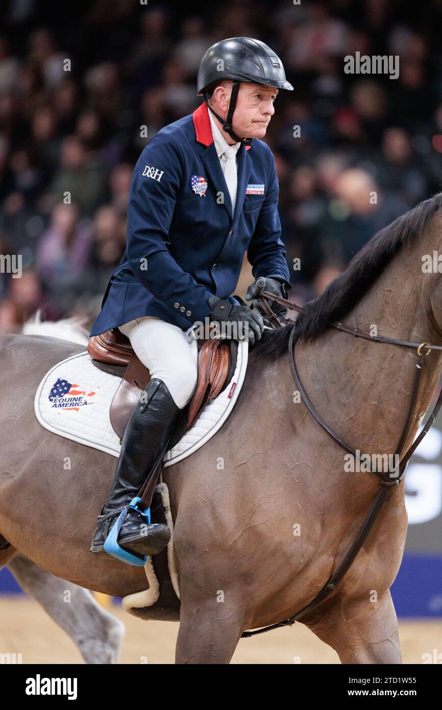 London, UK. 15th Dec 2023. John Whitaker of Great Britain with Equine ...