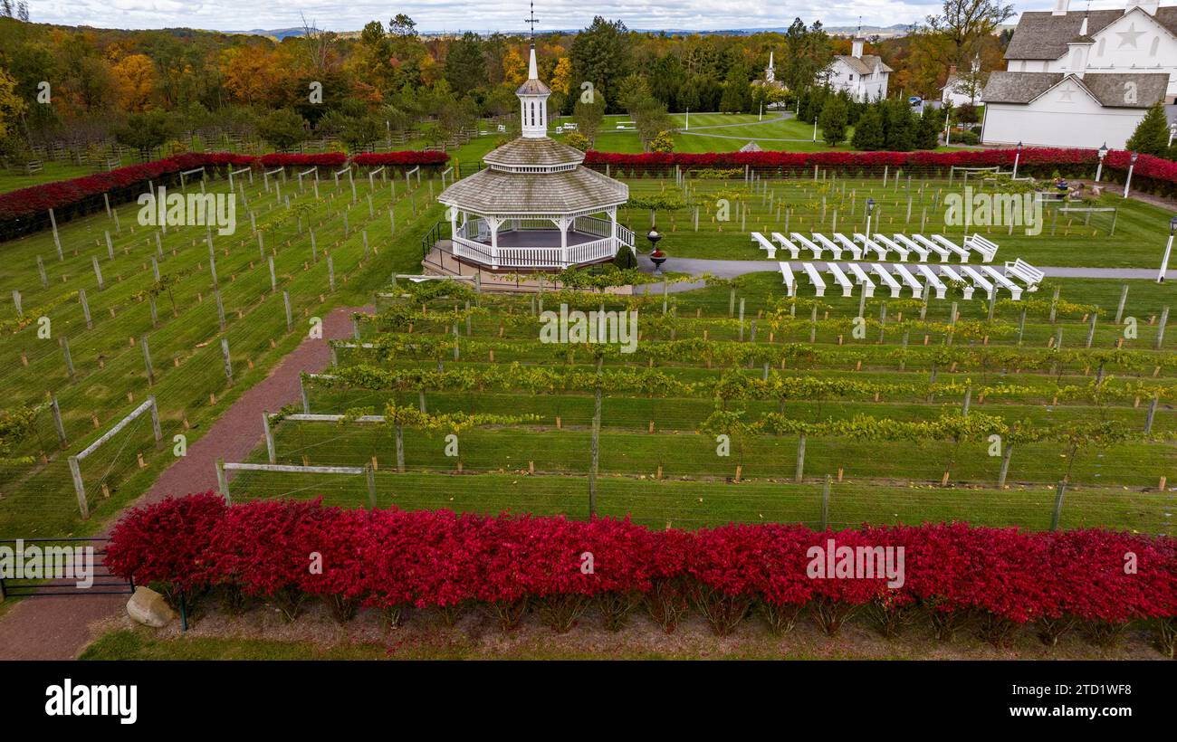 Elizabethtown, Pennsylvania, October 22, 2023 - An Aerial View of a ...