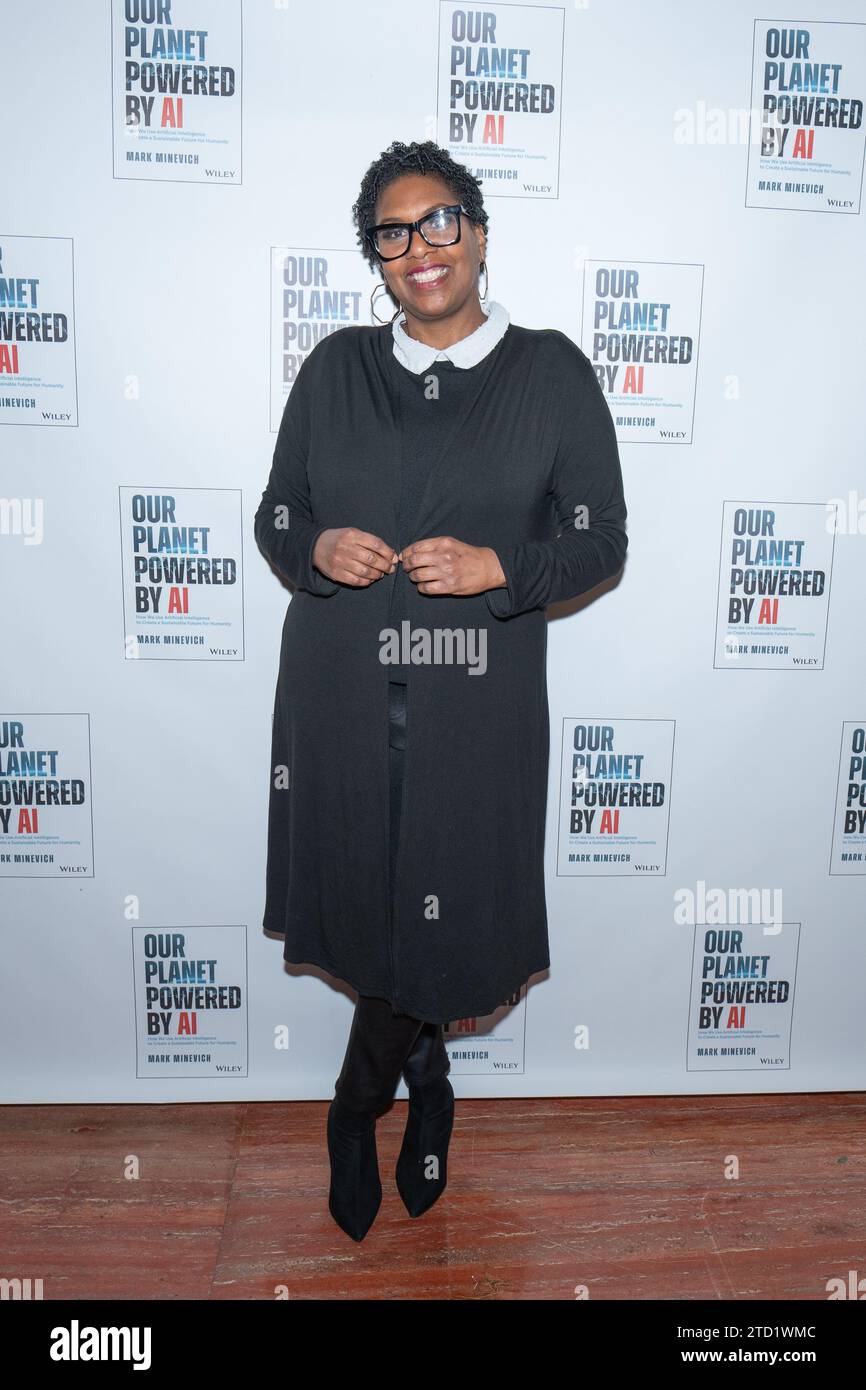 Elizabeth M Adams attends the Mark Minevich "Our Planet Powered by AI ...