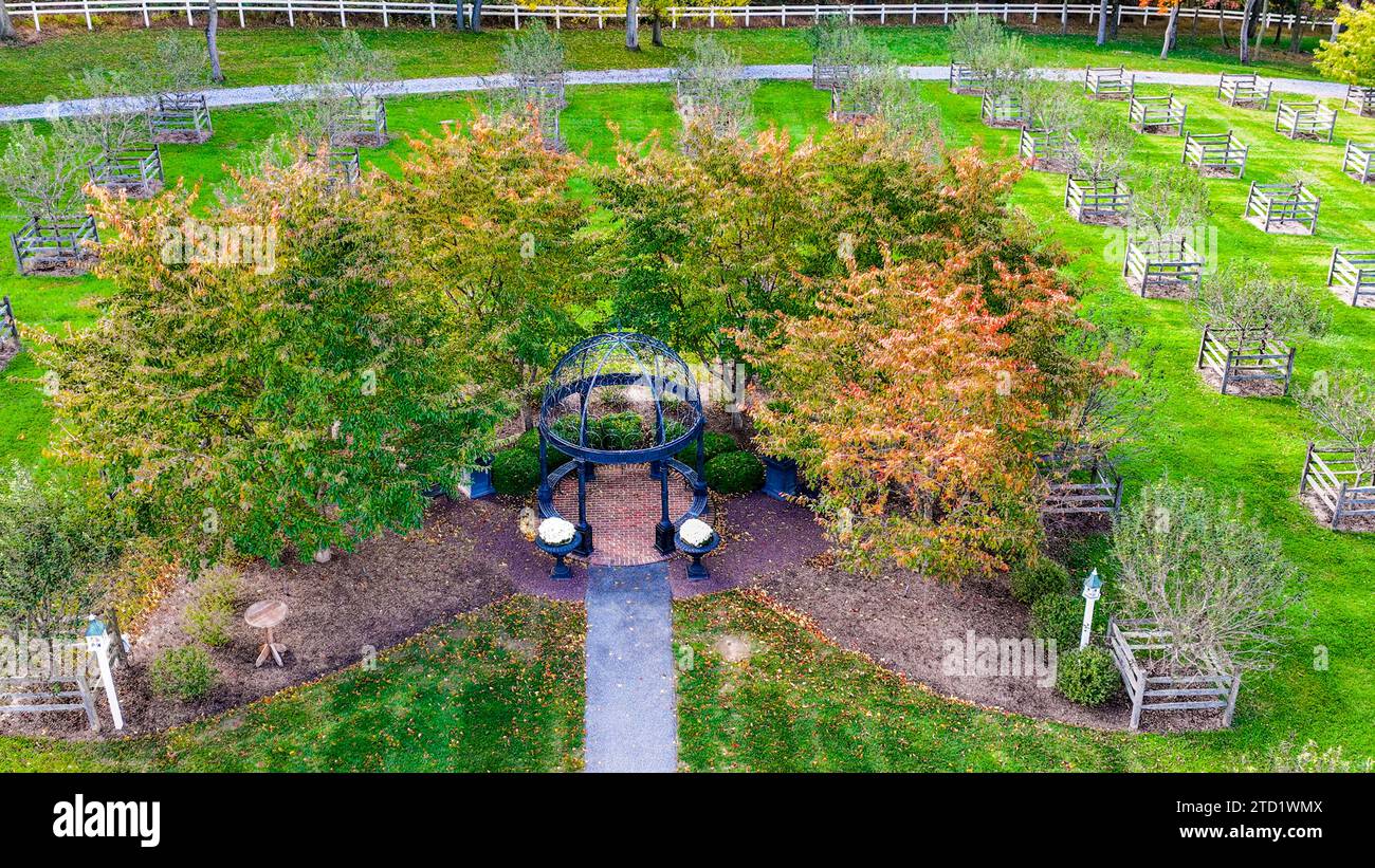 Elizabethtown, Pennsylvania, October 22, 2023 - An Aerial View of a ...
