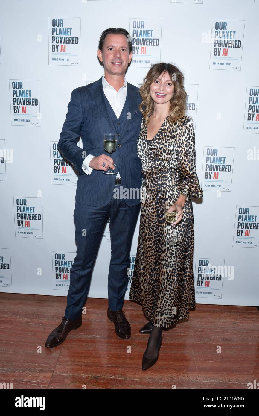 David Harron and Angela Harron attends the Mark Minevich "Our Planet ...