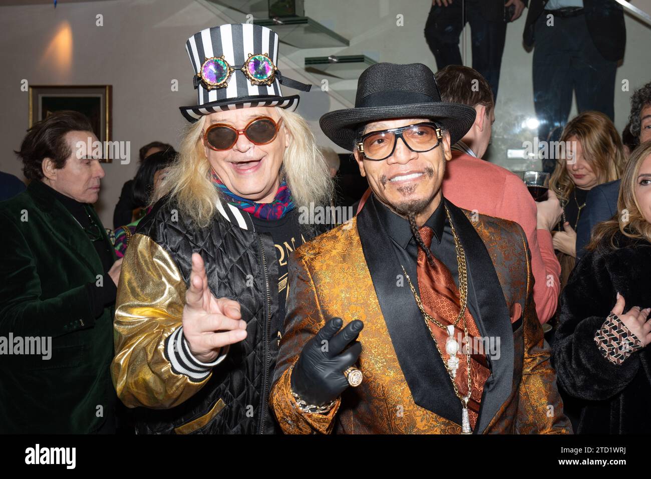 Guest and Melle Mel attends the Mark Minevich "Our Planet Powered by AI ...