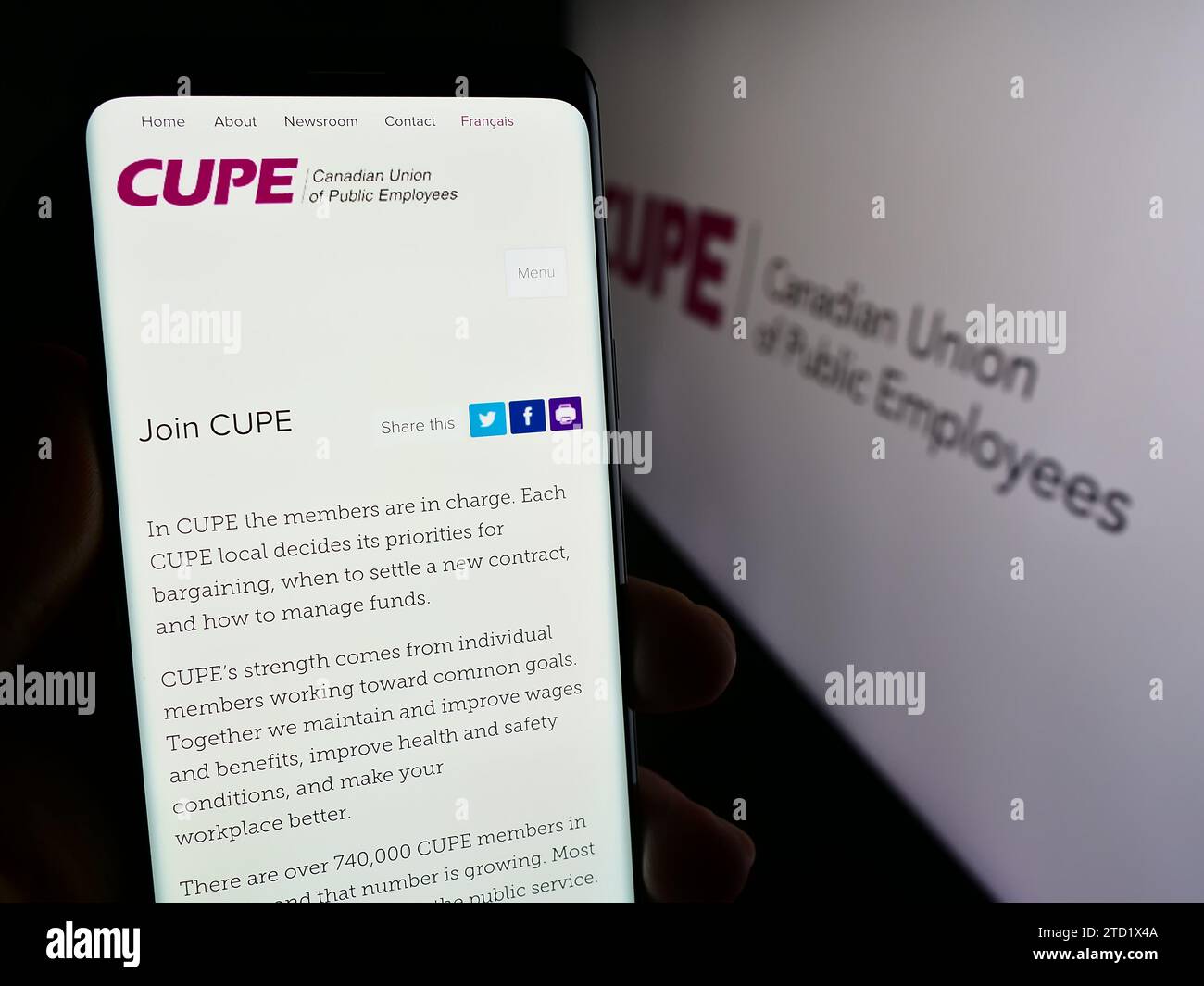 Canadian union for public employees hi-res stock photography and images ...