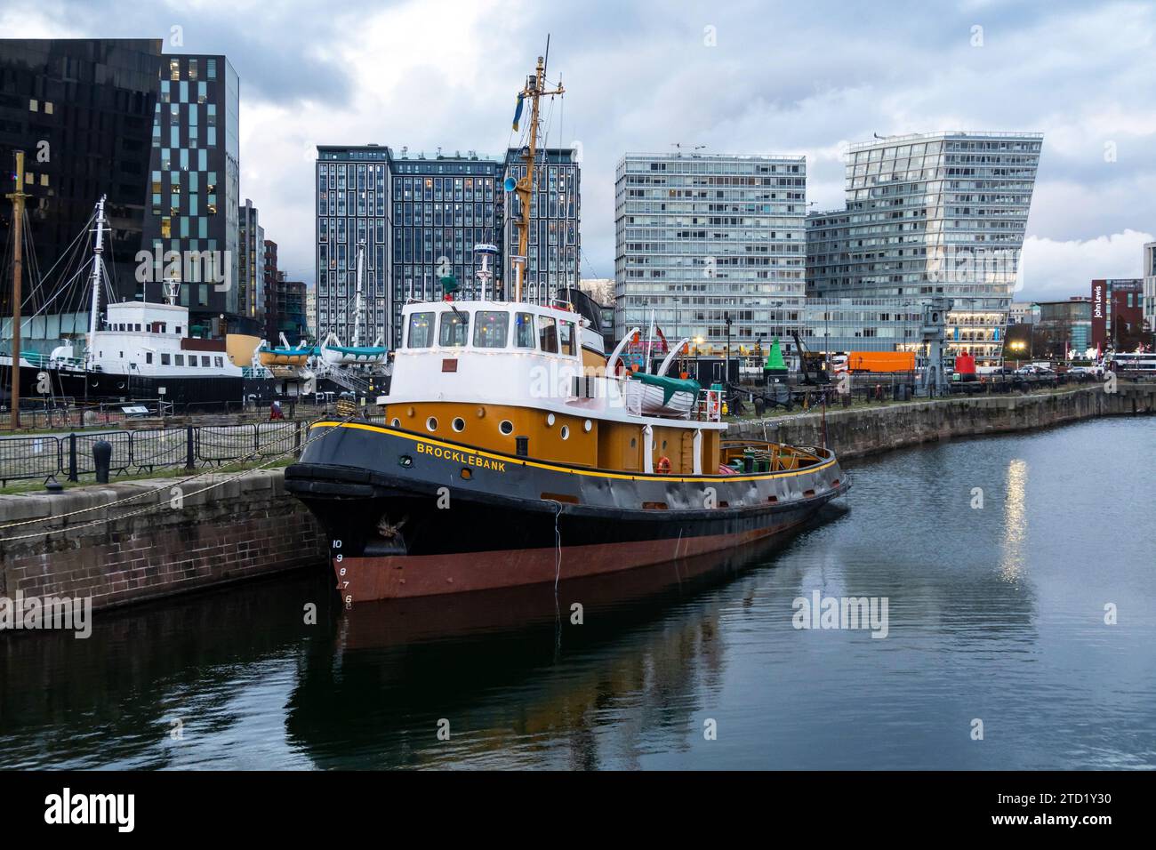 Brocklebank tug boat Stock Photo - Alamy